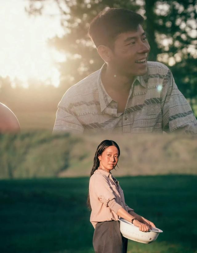 31-year-old Jiang Qiming and 47-year-old Ma Yili acted in a love scene ...