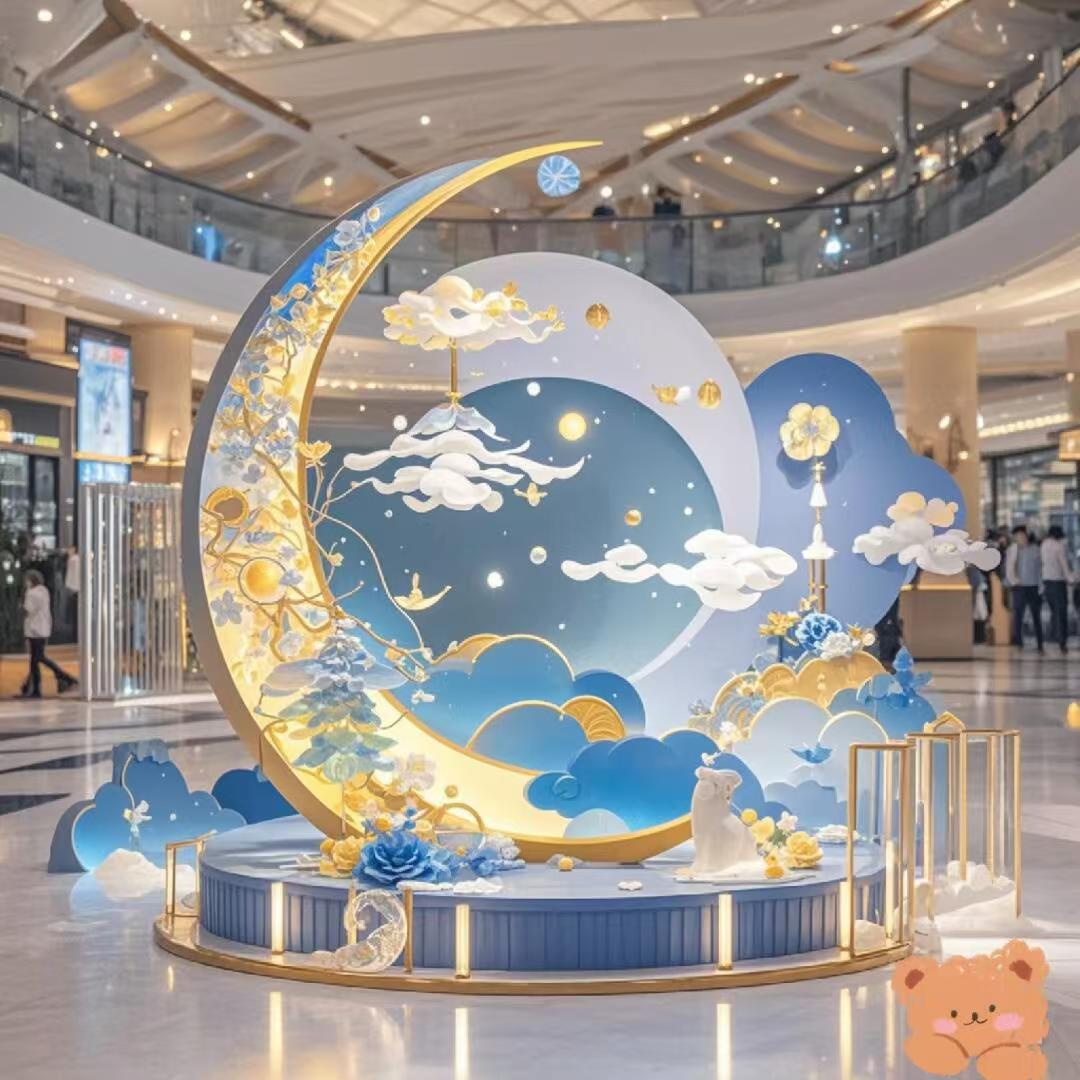 Mall atrium display: the bright focus of shopping space - iMedia