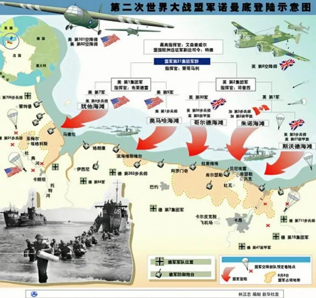 How did the Normandy landing open up the second battlefield in Europe ...