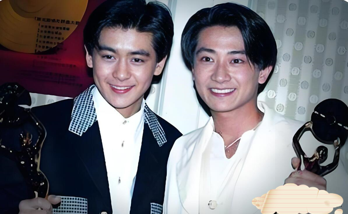 51-year-old Eric Suen and 49-year-old Daniel Chan in the same frame ...
