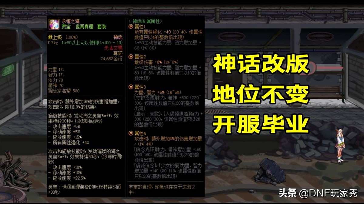 DNF：神話裝備改版，上調為105級，名望值高達1900 - 頭條匯
