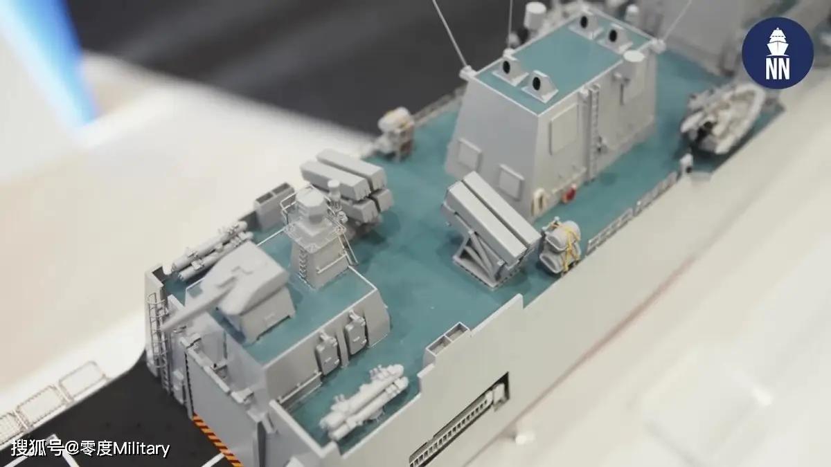 Spain's Navantia showcases the Alpha 3000 frigate, which combines a ...