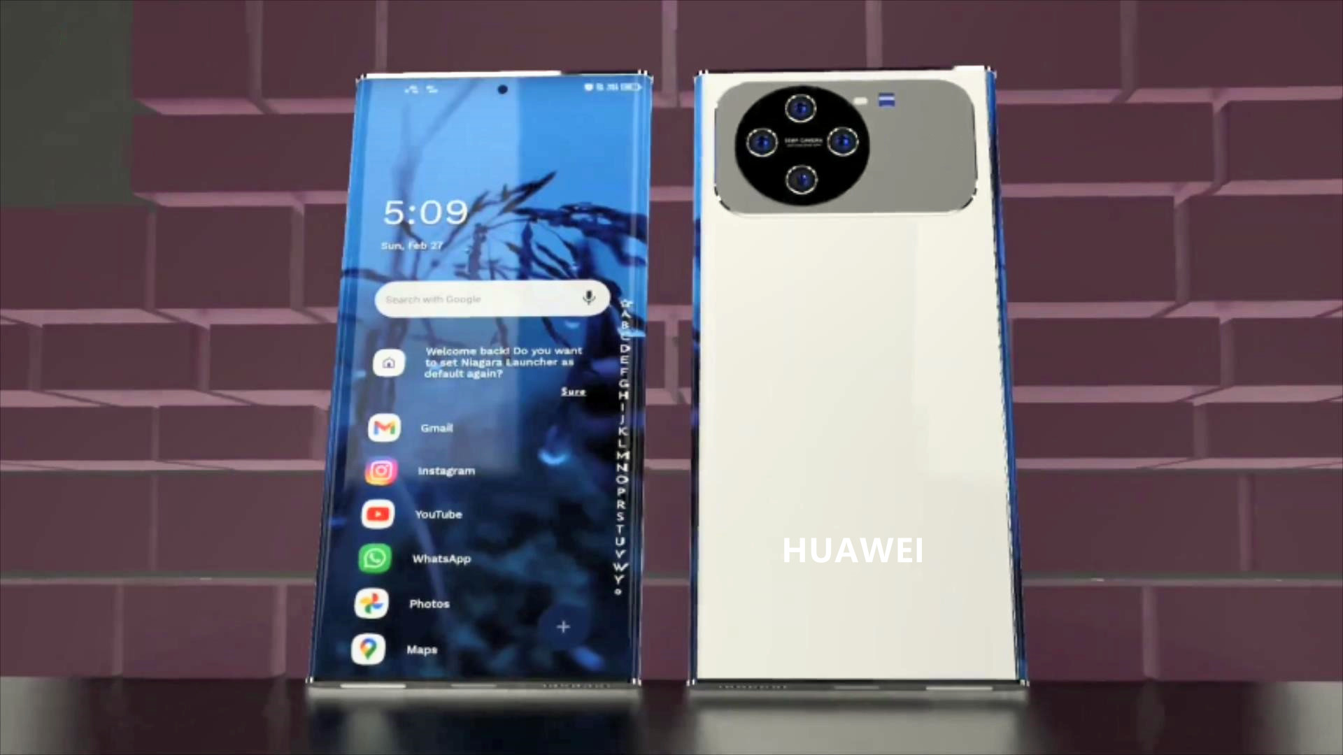 華為Mate50Pro渲染圖：左右環繞屏足夠豪橫，硬扛iPhone14無壓力 - 頭條匯