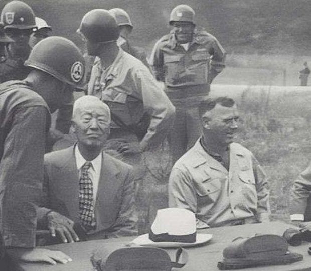 In 1950, the commander of the US 8th Army, Walker, was hit and killed ...