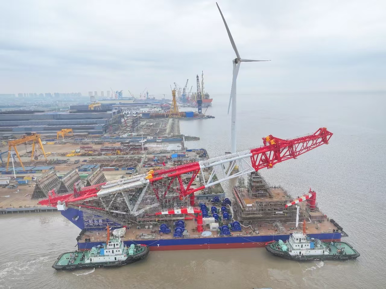 "Sea Stabilizing Artifact"! The world's largest piling vessel was ...