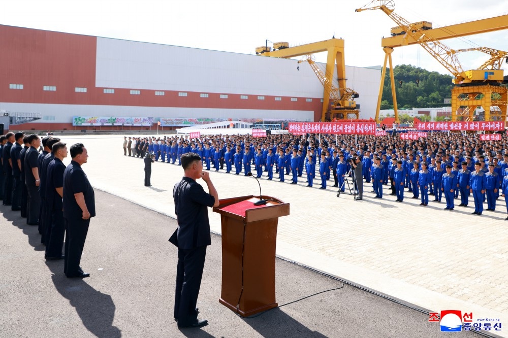 North Korea starts construction of the third Choi Hyun-class ship ...