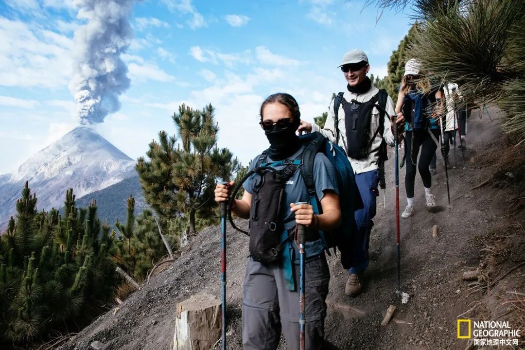 Front row at active volcano eruption in Guatemala - iMedia