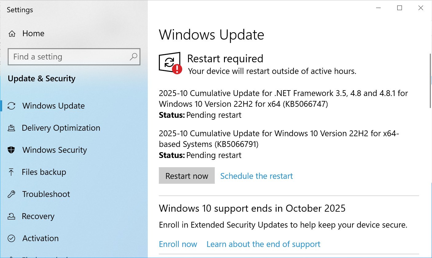 Last update before Win10 end of support: Microsoft pushes October ...