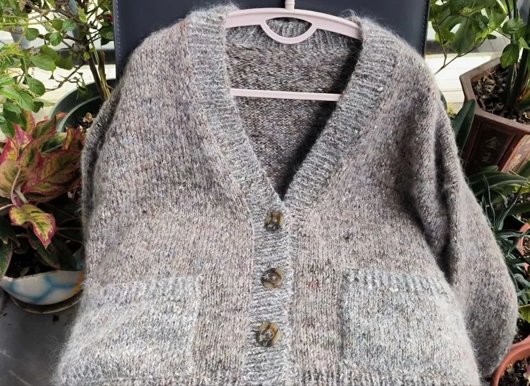 Versatile and fashionable, basic dropped shoulder women's Johnson casual cardigan (with knitting ...