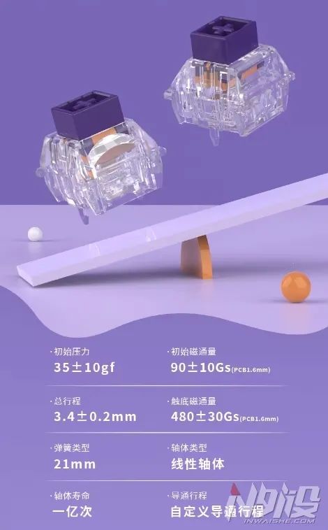 TTC x MelGeek jointly released - RGB Magneto Purple Axis - iMedia